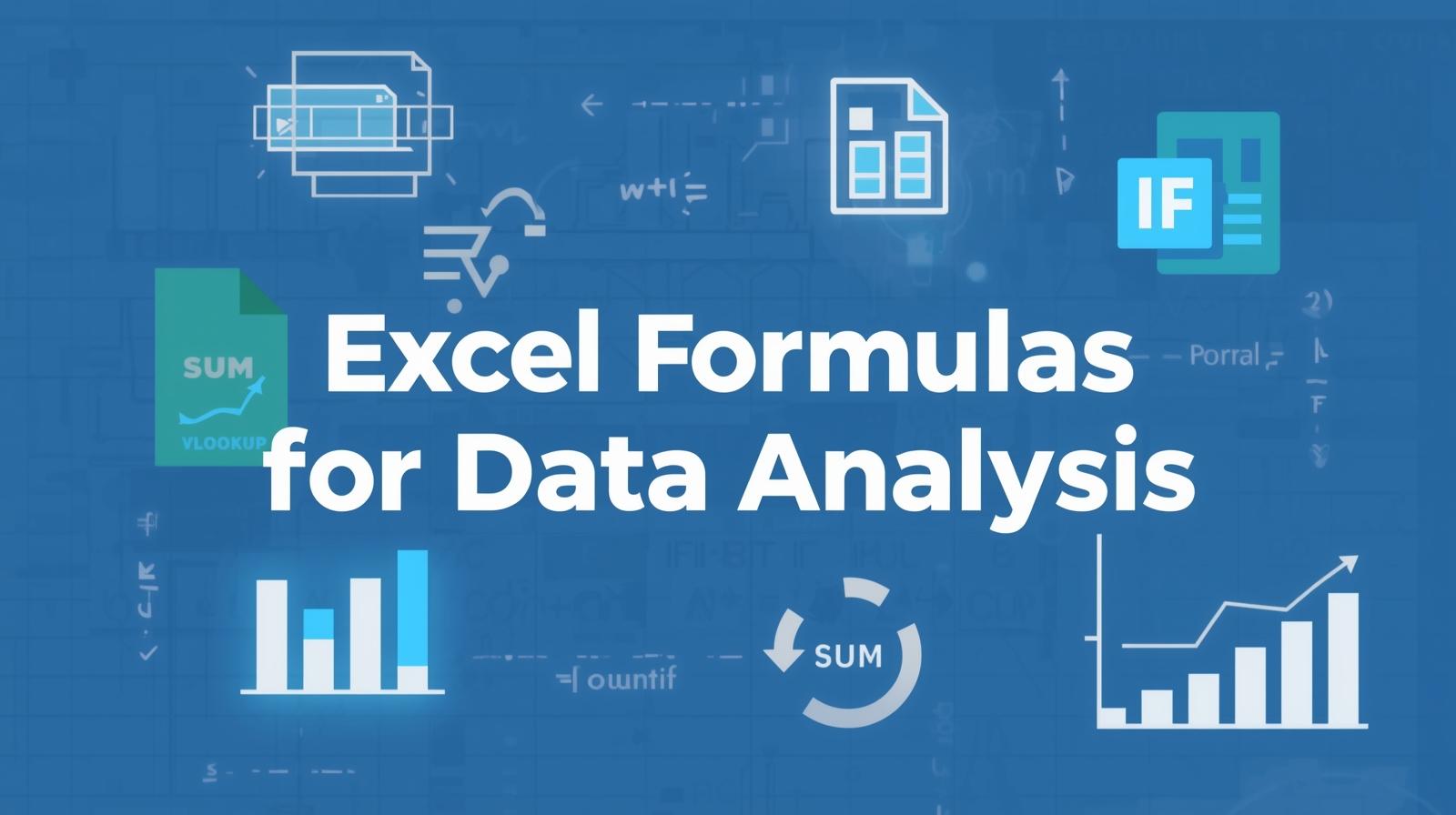 Excel Formulas for Data Analysis