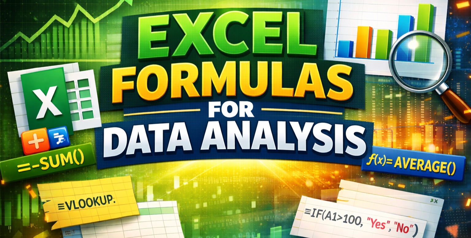 Excel Formulas for Data Analysis